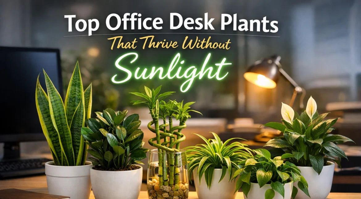 Top Office Desk Plants That Thrive Without Sunlight – Bagwani Nursery